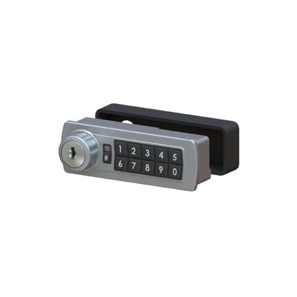Lockey Gemini Electronic Keypad Combination Cabinet Lock Silver Left ...