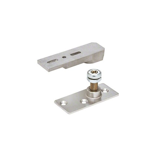 Jackson Brushed Stainless 1000 Series Heavy-Duty Floor Pivot J10FPBS | Zoro