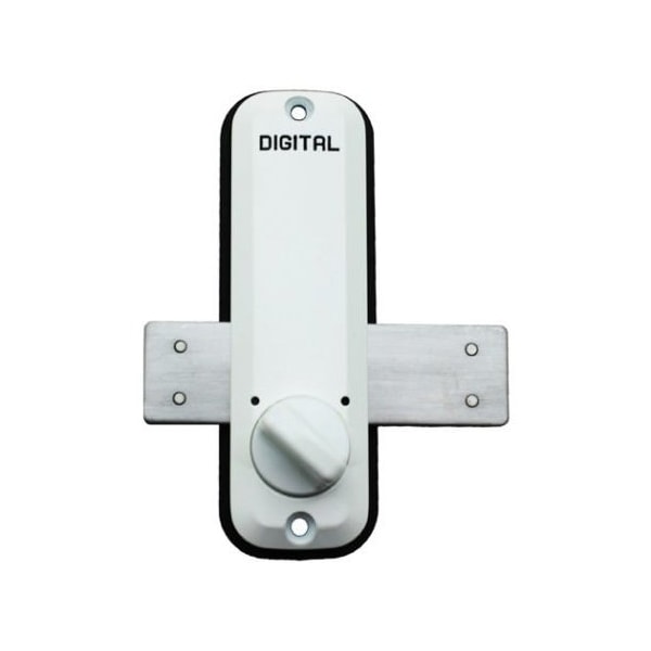 Lockey Mechanical Surface Mount Digital Keyless Combination Lock White ...