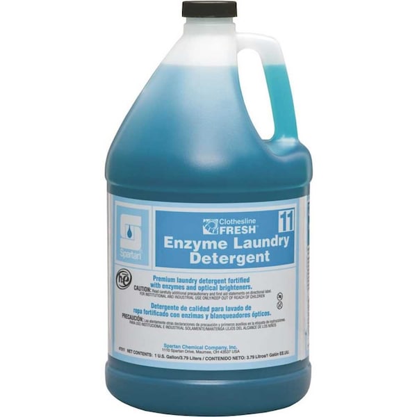 Spartan Chemical Clothesline Fresh 1 Gallon Enzyme Laundry Detergent ...
