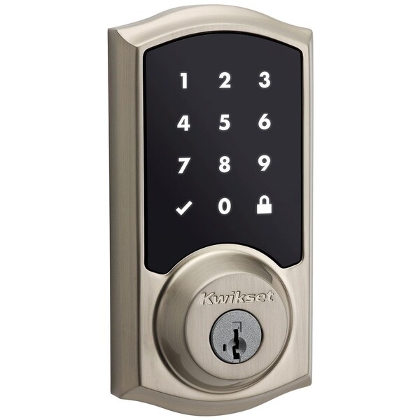 Kwikset Traditional Smartcode Touchpad Electronic Deadbolt SmartKey W ...