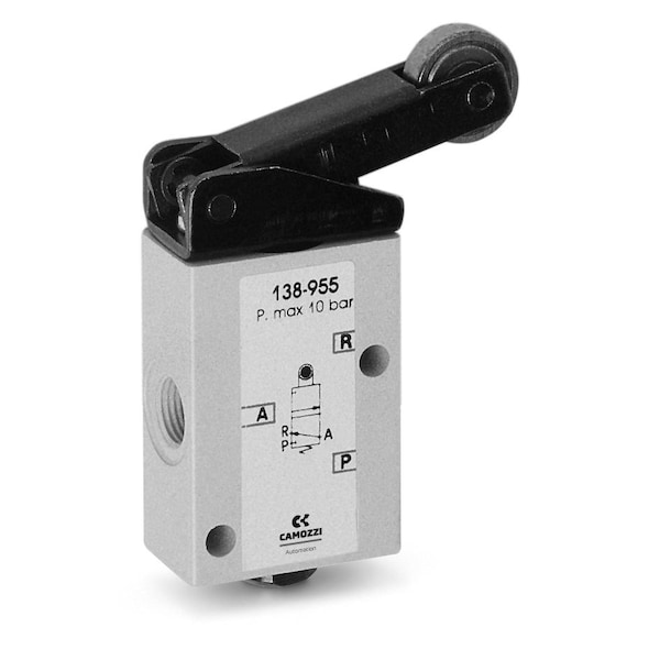 Camozzi Mechanically Operated Valve, Series 1 NPT 138-955TF | Zoro