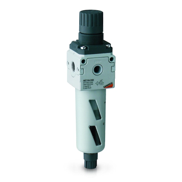 Camozzi No. Mc104-D10, Filter Regulator, G 1/4 Ports, 5 Micron, Manual ...