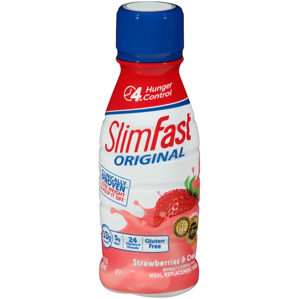 Slimfast Slimfast Original RTD Strawberries N' Cream Shake 11 oz., PK24 ...