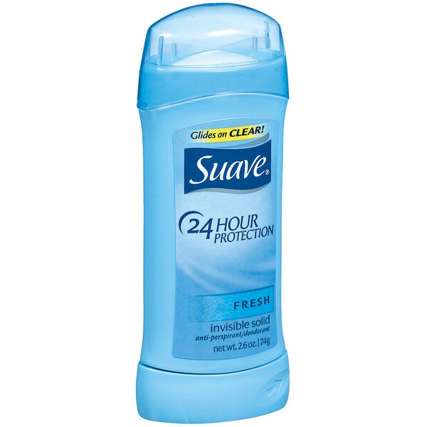 Suave Fresh Invisible Solid Antiperspirant Deodorant 2.6 oz., PK12 ...
