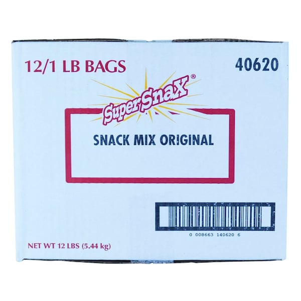 Super Snax Original Snack Mix 1lbs, PK12 40620 | Zoro
