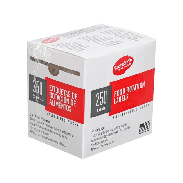 Storesafe Storesafe Professional Grade Food Rotation Labels, PK250 ...
