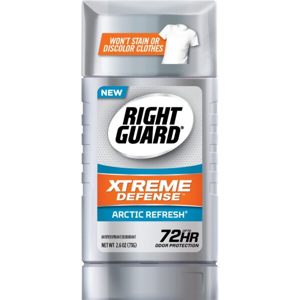 Right Guard Right Guard Xtreme Defense 5 Invisible Solid Arctic Refresh ...