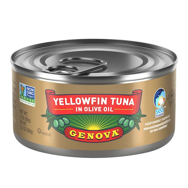 Genova Genova Tonno Solid Light Yellowfin Tuna 3 oz., PK24 ...