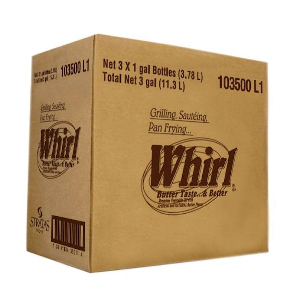 Whirl Whirl Butter Flavored Oil 1 gal., PK3 103500 L1 | Zoro