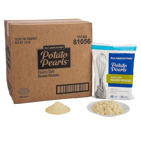 Baf Potato Pearls Potato Pearls Country Style Mashed Potatoes 30.7 oz ...