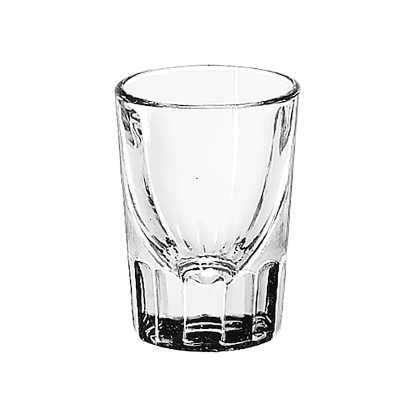 Libbey 1.25 oz. Fluted Whiskey Shot Glass, PK48 5135 | Zoro