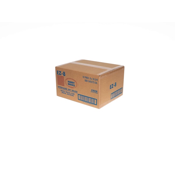 Handy Wacks 8"x10.75" Interfolded Dry Wax Deli Paper, PK6000 EZ-8N | Zoro