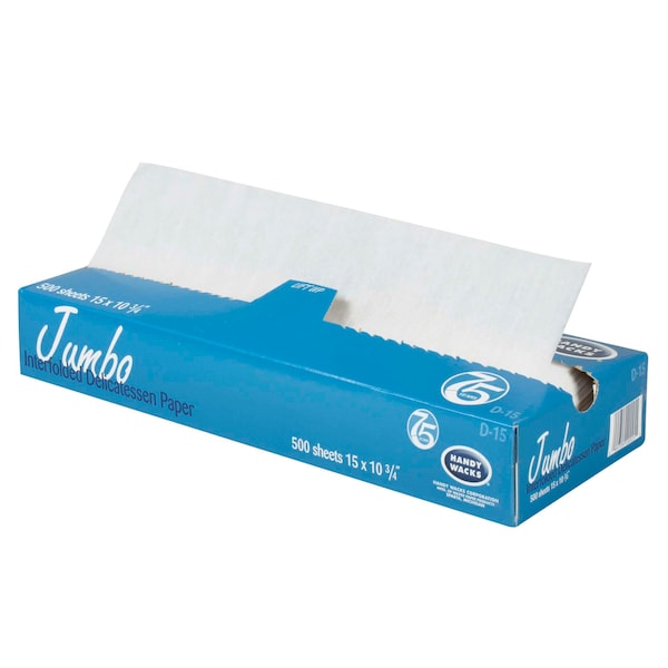 Handy Wacks 15"x10.75" Interfolded Deli Premium Grade Paper, PK6000 D ...