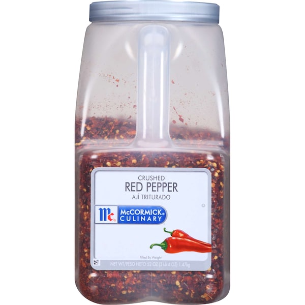 Mccormick Pepper Red Crushed Crushed 3.25lbs Container, PK3 932631 | Zoro