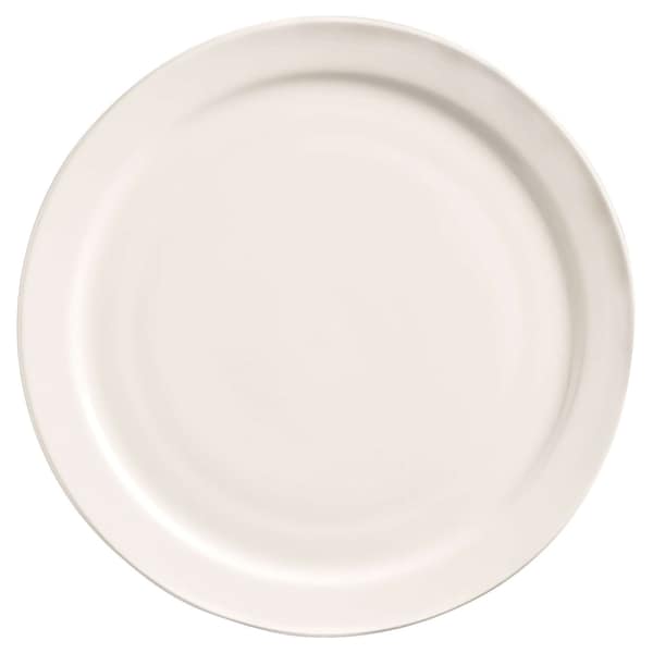 World Tableware Porcelana 6.5" Undecorated Bright White Narrow Rim ...