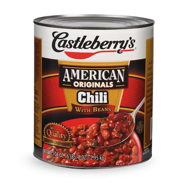 Castleberrys Chili W/ Beans, PK6 7325 | Zoro