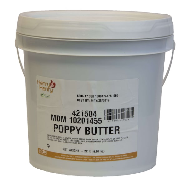 Henry And Henry Henry And Henry Heavy Duty Poppy Butter, 22lbs 10201455 ...