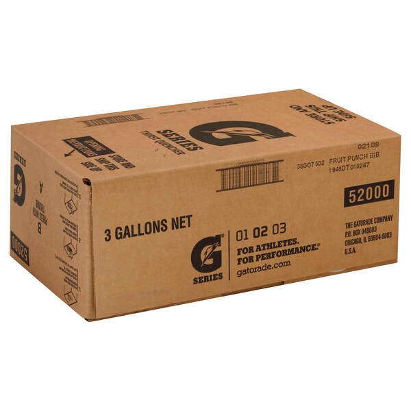Gatorade Gatorade Fruit Punch Bag In Box Concentrate 3 gal. 33007 | Zoro