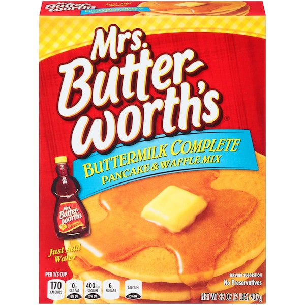 Mrs. Butterworth Mrs Buttersworths Buttermilk Complete Pancake Mix 32 ...