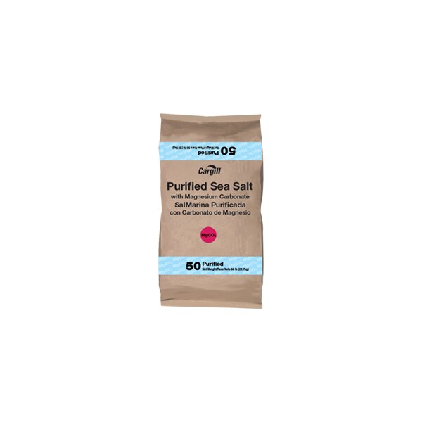 Cargill Cargill Purified Sea Salt 50lbs 100012556 | Zoro