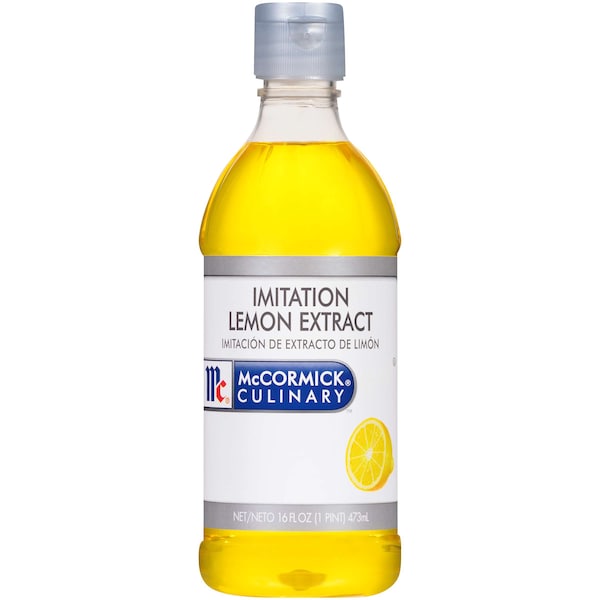 Mccormick Lemon Imitation 1 Pint Bottle, PK6 900023548 | Zoro