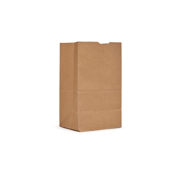 Ajm Packaging AJM 20# Kraft Squat Bag, PK500 SQ40NP5C | Zoro