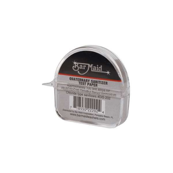 Bar Maid Sani-Maid Paper Quaternary Sanitizer Test, PK1200 DIS-202 | Zoro
