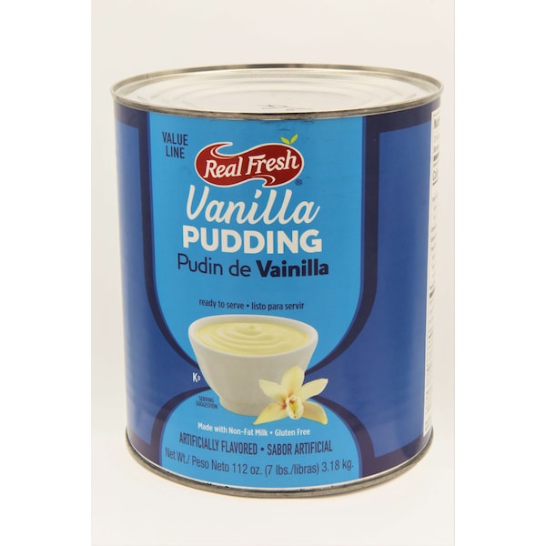 Real Fresh Real Fresh Trans Fat Free Vanilla Pudding #10 Can, PK6 30380 ...