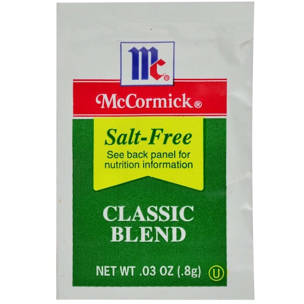 Mccormick McCormick Classic Blend Salt Free .88g Packet, PK300 ...