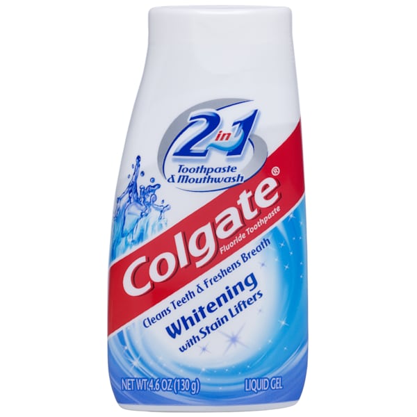 Colgate Whitening/Tarter Control Liquid Toothpaste & Mouthwash 4.6 oz ...