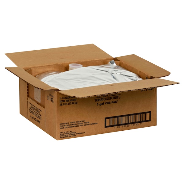 Heinz Heinz Vol Pak Simply Ketchup 3 gal. Bag 10013000511459 | Zoro