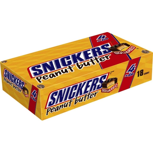 Snickers Snickers King Size Peanut Butter Squared Snicker 3.56 oz. Bar ...