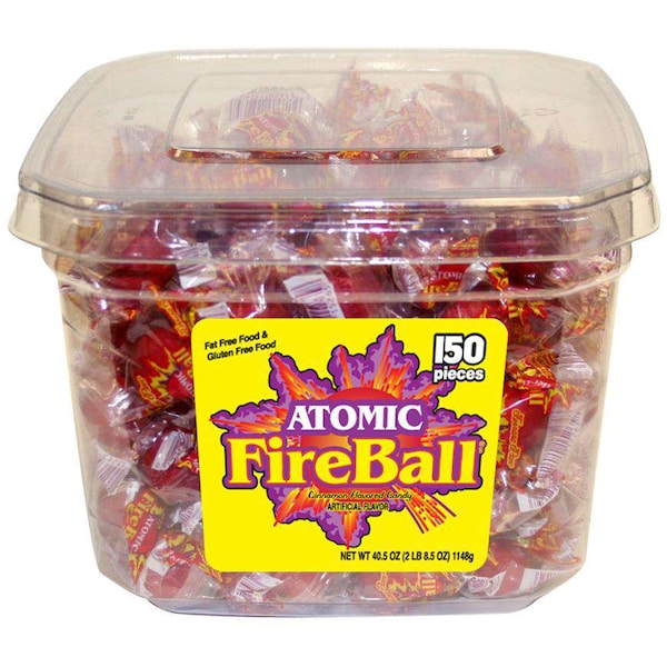 Atomic Fireball Atomic Individually Wrapped Fireball Candy, PK600 5205 ...