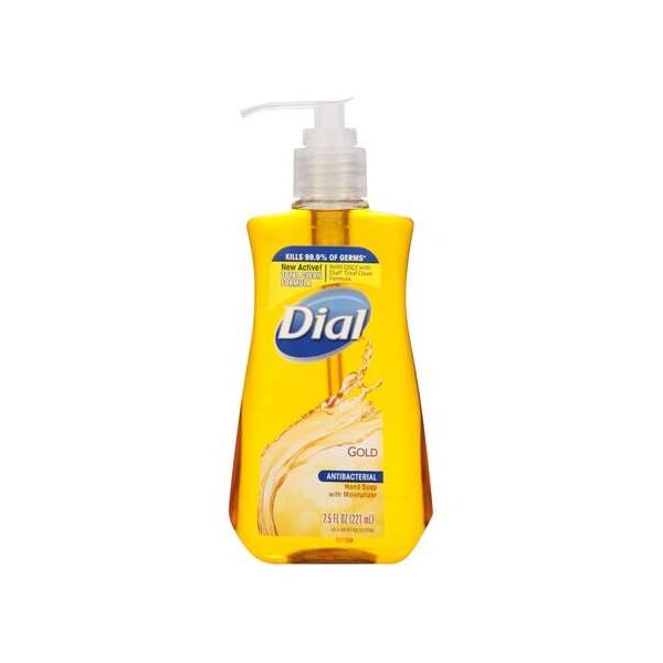 Dial Dial Gold Antibacterial Liquid Hand Soap Pump 7.5 oz., PK12 ...