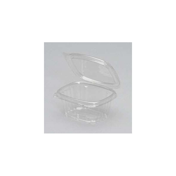 Genpak - Hinged Genpak 4.25"x3.63"x1.88" Clear Hinged Deli Container ...