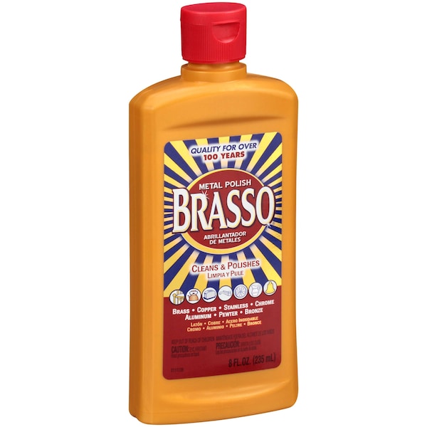 Brasso Braso Metal Polish 8 oz., PK8 89334 | Zoro