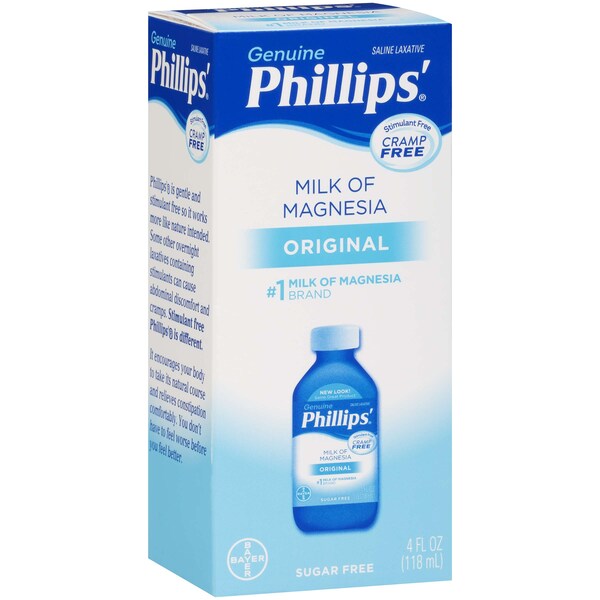 Phillips Phillips Milk Of Magnesia Original 4 oz. Bottle, PK24 80803486 ...