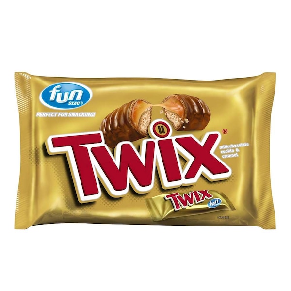 Twix Caramel Fun Size Candy 10.83 oz., PK20 323205 | Zoro