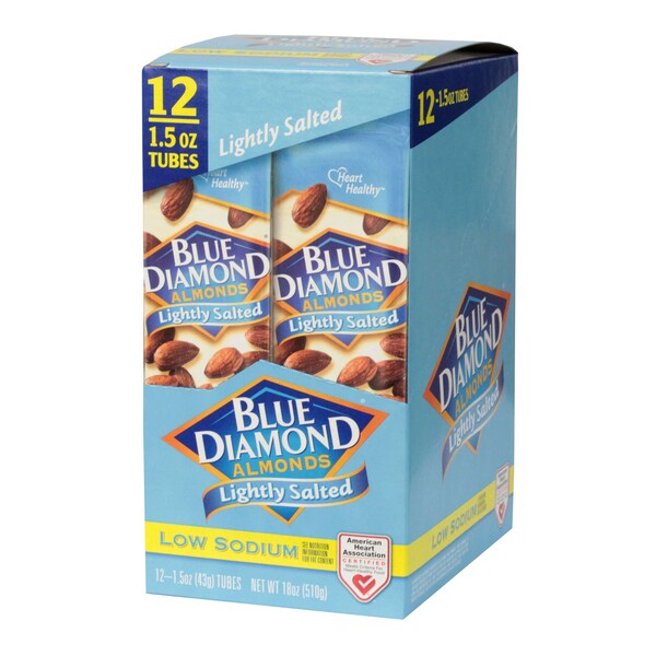 Blue Diamond Blue Diamond Low Sodium Lightly Salted Almonds 1.5 oz ...