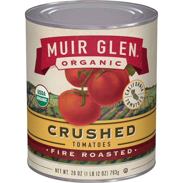 Muir Glen Organic Tomatoes 28 oz. Crushed Fire Roasted, PK12 725342 ...