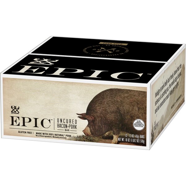 Epic Epic Bacon Bar 1.5 oz. Bars, PK144 10732153025124 | Zoro