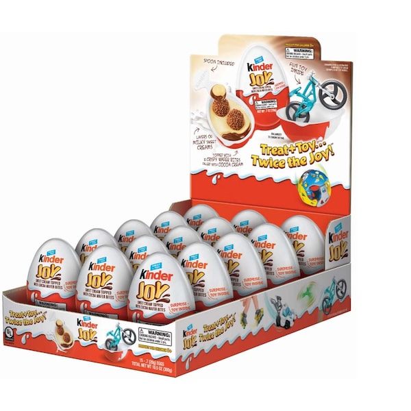 Ferrero Rocher Ferrero Kinder Joy Cream With Cocoa Wafer Bites Candy .7 ...