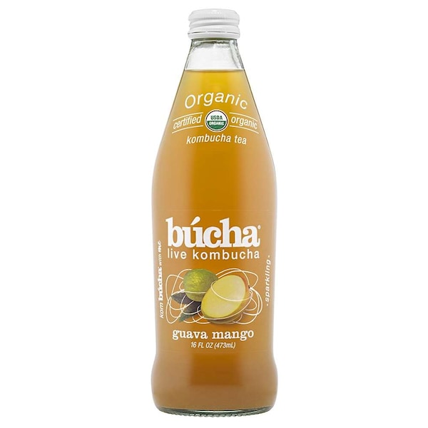 Bucha Live Kombucha Guava Mango 16 fl. oz., PK12 BK004083 | Zoro