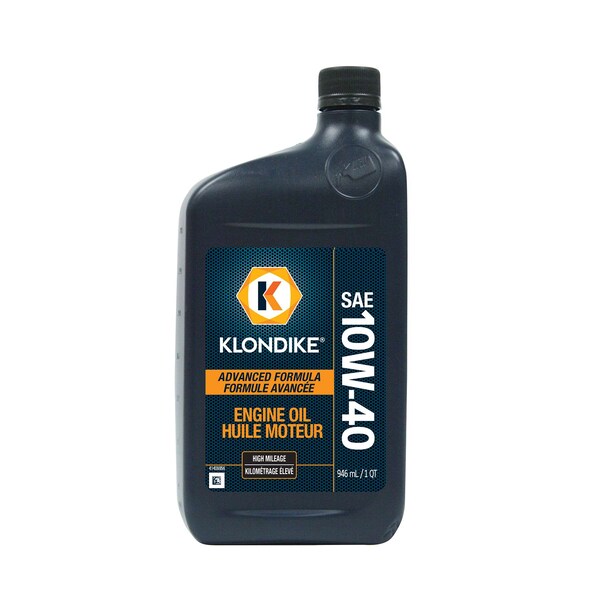 Warren High Mileage Motor Oil 10W40 32 oz., PK12 KL04HMPL | Zoro