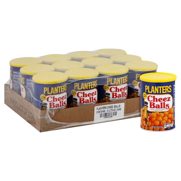Planters Cheese Balls Original 2.75 oz., PK12 10029000023861 | Zoro