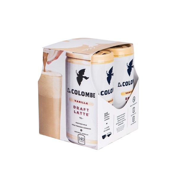 La Colombe Draft Latte Vanilla 9 fl. oz., PK4 PPPURC1603 | Zoro