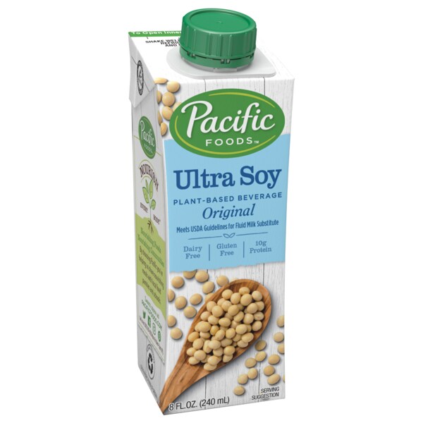 Pacific Foods Pacific Foods Original Ultra Soy Milk 8.25 fl. oz. Carton ...