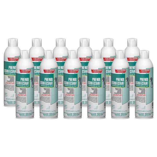 Chase Products Champion Sprayon Aerosol Phenol Disinfectant net 15.5 oz ...