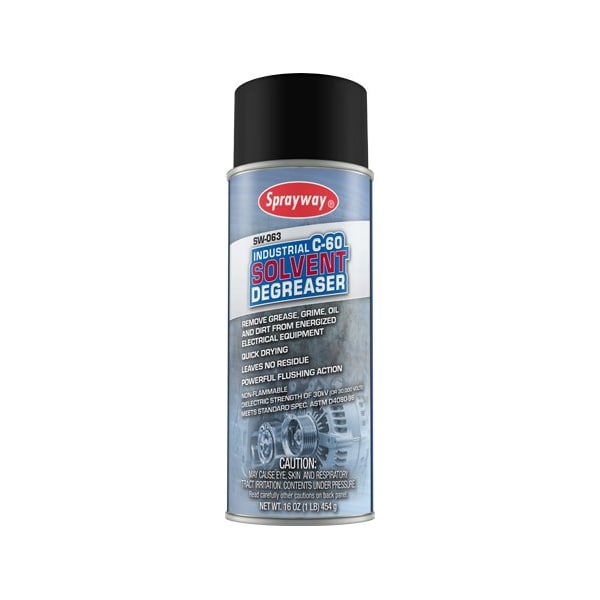 Sprayway Industrial C-60 Solvent Degreaser, 16oz SW063-1 | Zoro